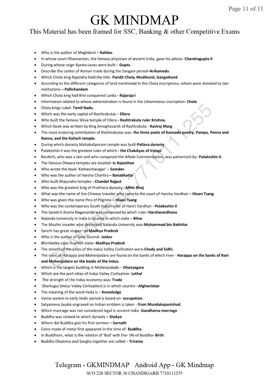 GK Mindmap History - Simran IAS Academy