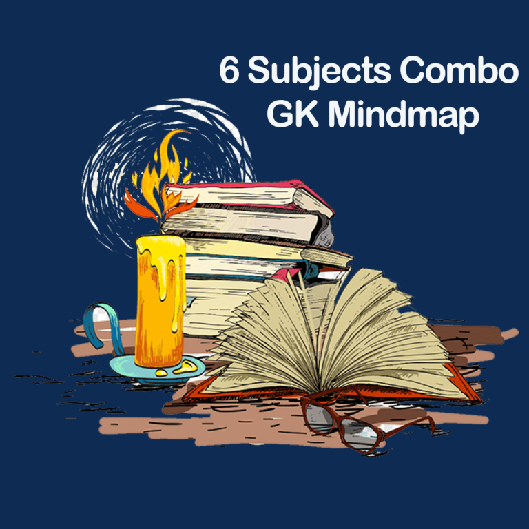 6 Subjects Combo GK Mindmap - Simran IAS Academy